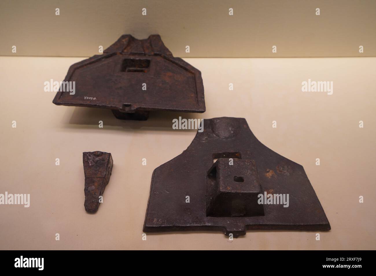 Beijing China, February 18, 2023: Ancient Chinese Iron Fan in the ...