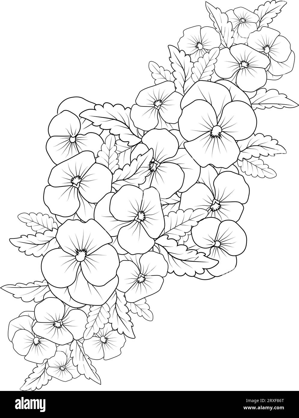 Simple Flower Drawing In Pencil