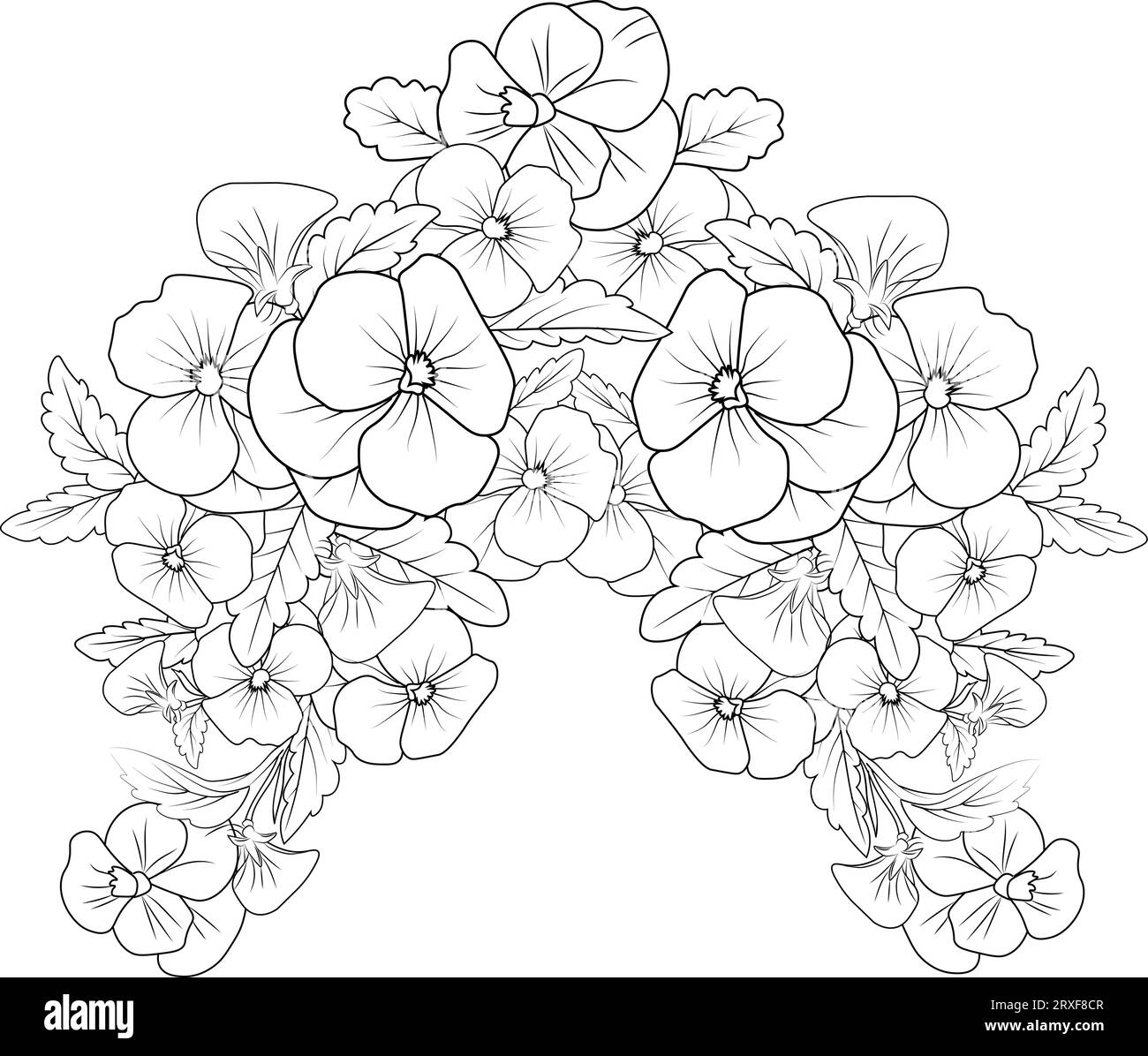 Summer coloring pages easy Stock Vector Images - Alamy