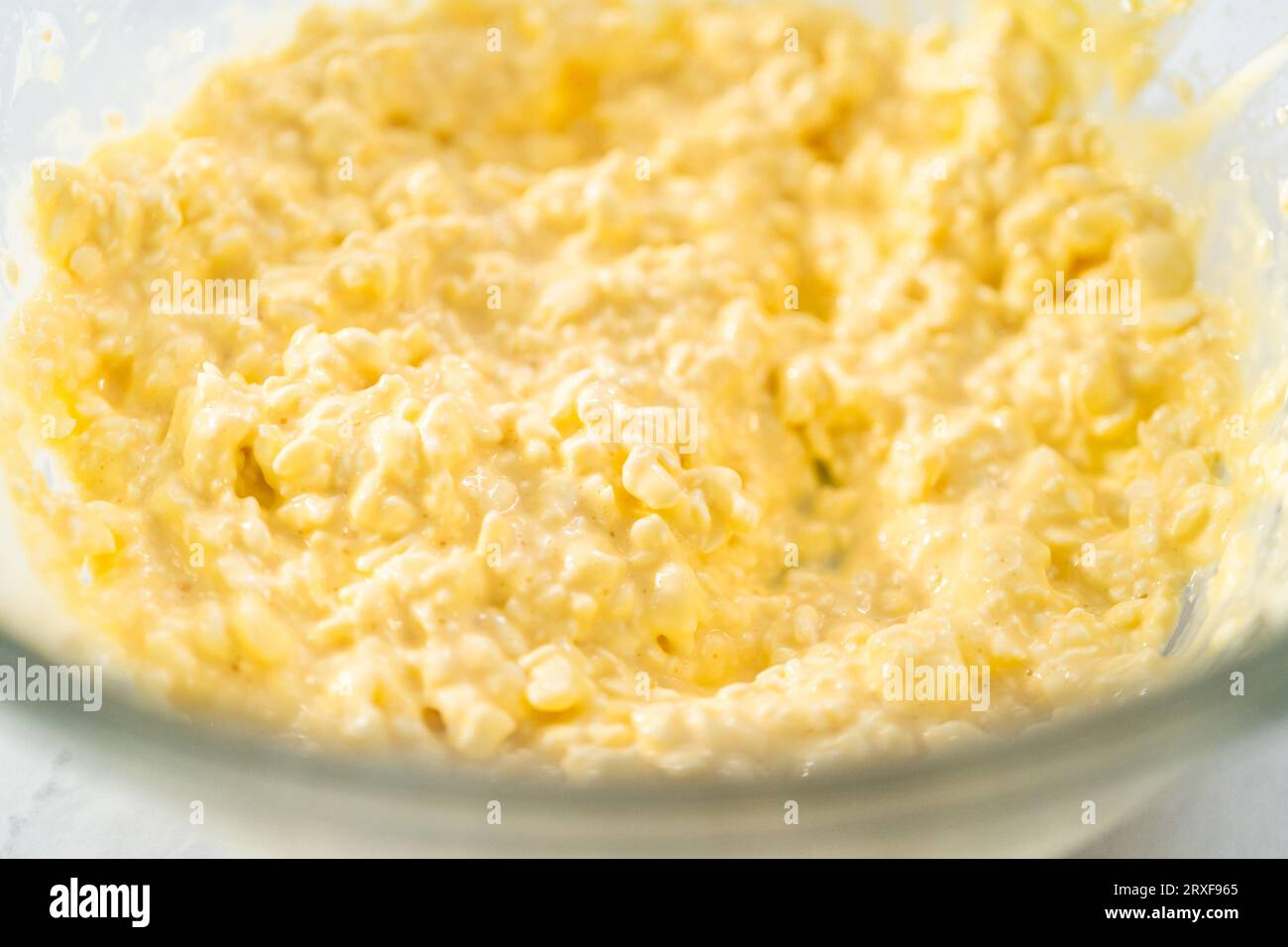 Cream Cheese Filling Stock Photo - Alamy