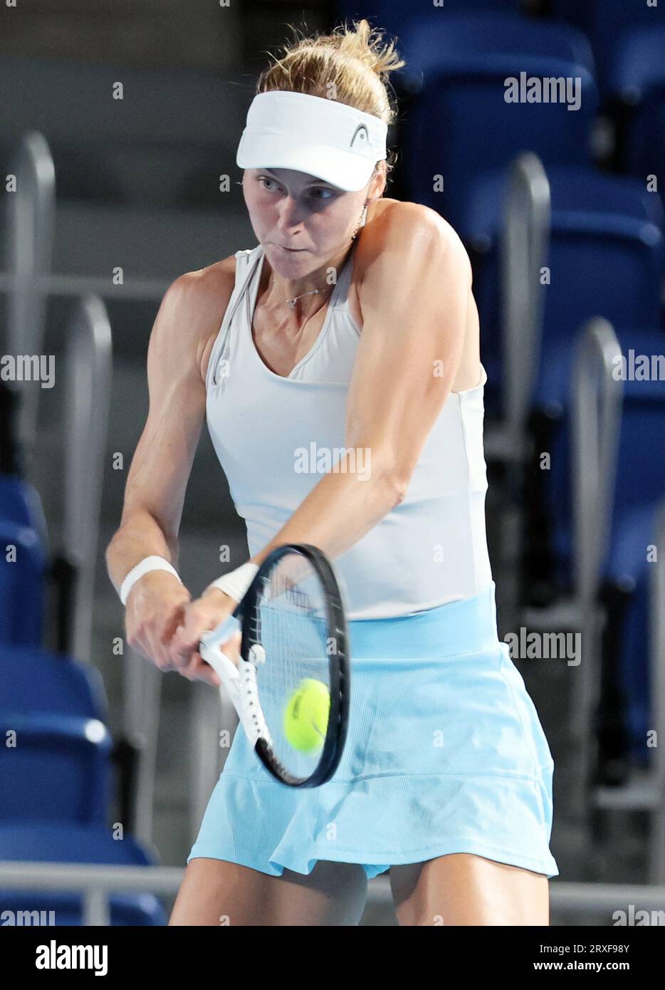 Tokyo, Japan. 25th Sep, 2023. Defending champion Liudmila Samsonova of ...