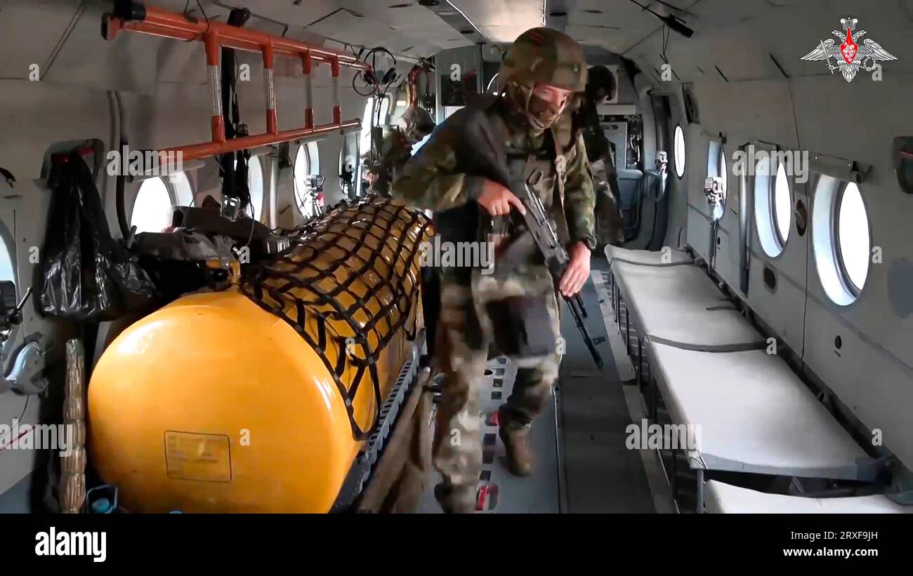 In This Photo Taken From Video Released By Russian Defense Ministry