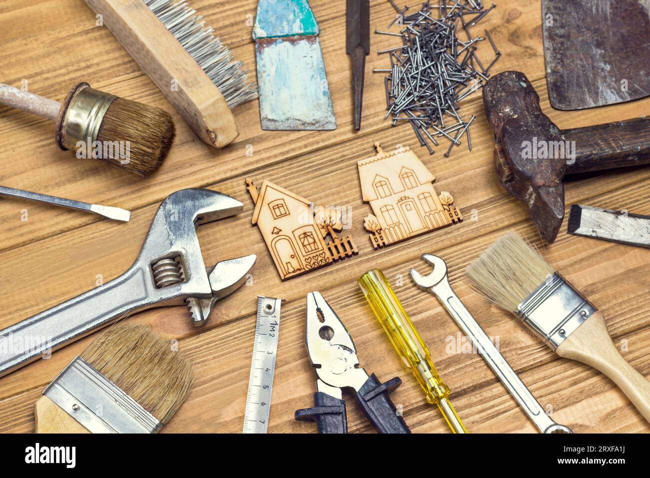 Ancient work tool hi-res stock photography and images - Alamy