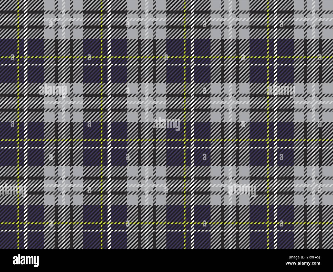 Horizontally And Vertically Repeatable Vector Seamless Tartan Plaid ...