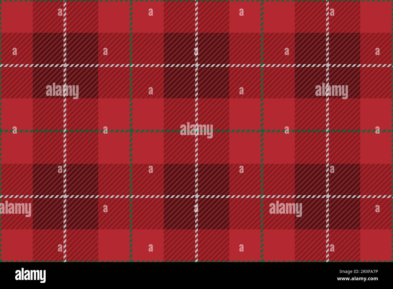 Horizontally And Vertically Repeatable Vector Seamless Tartan Plaid ...