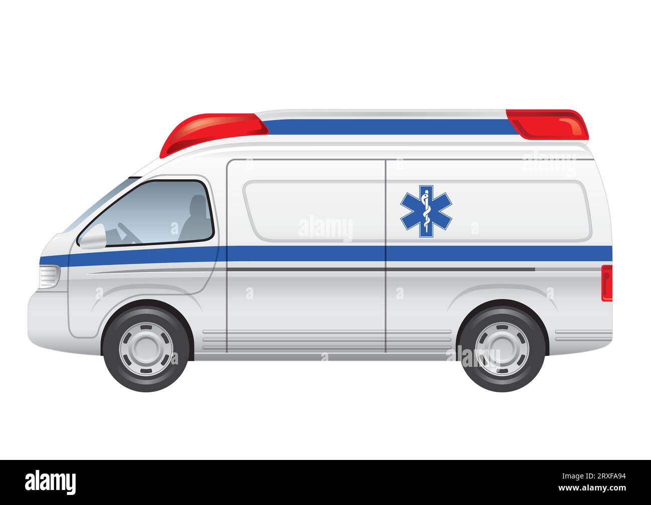 Emergency ambulance vehicle Cut Out Stock Images & Pictures - Alamy