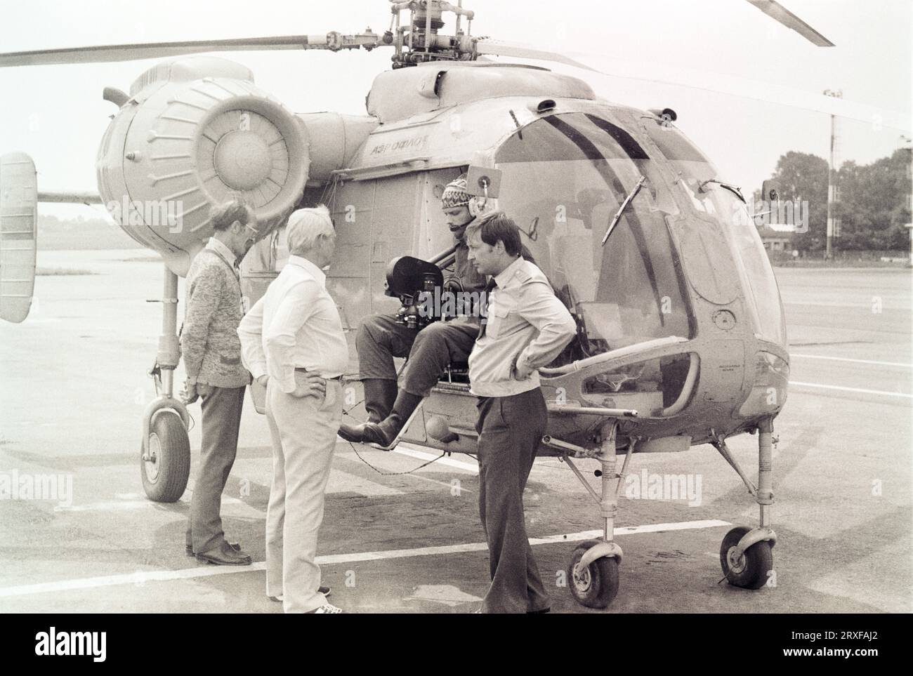 Kamov Ka-26 helicopter Stock Photo - Alamy