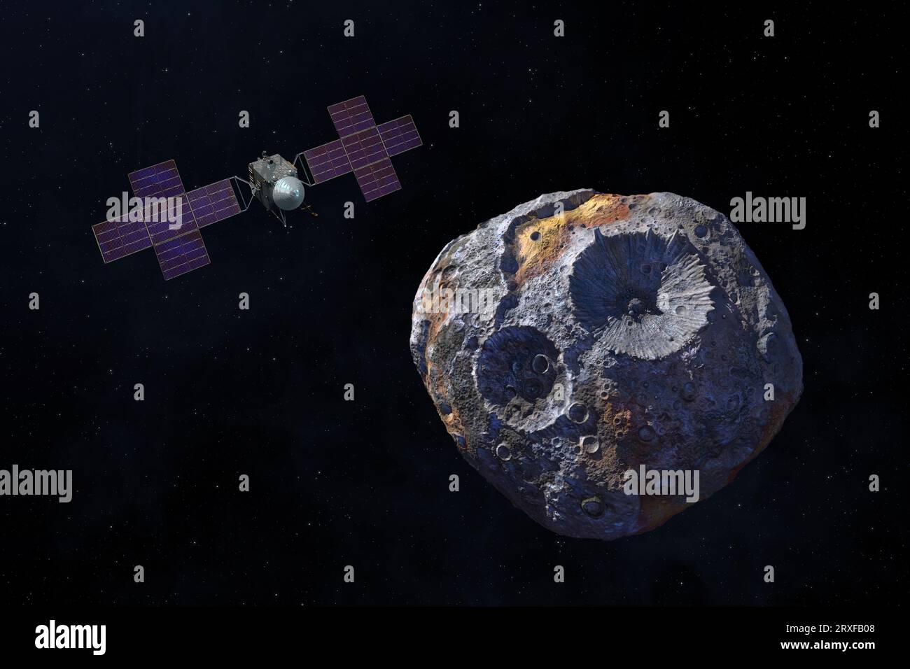 Asteroid Psyche. The Psyche spacecraft will arrive at the asteroid in ...