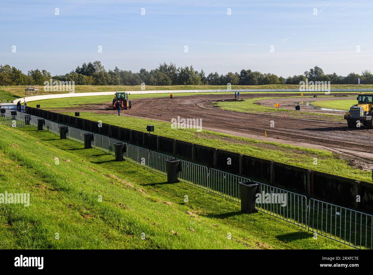 A view of the Rodeo track during the FIM Long Track Of Nations event at ...