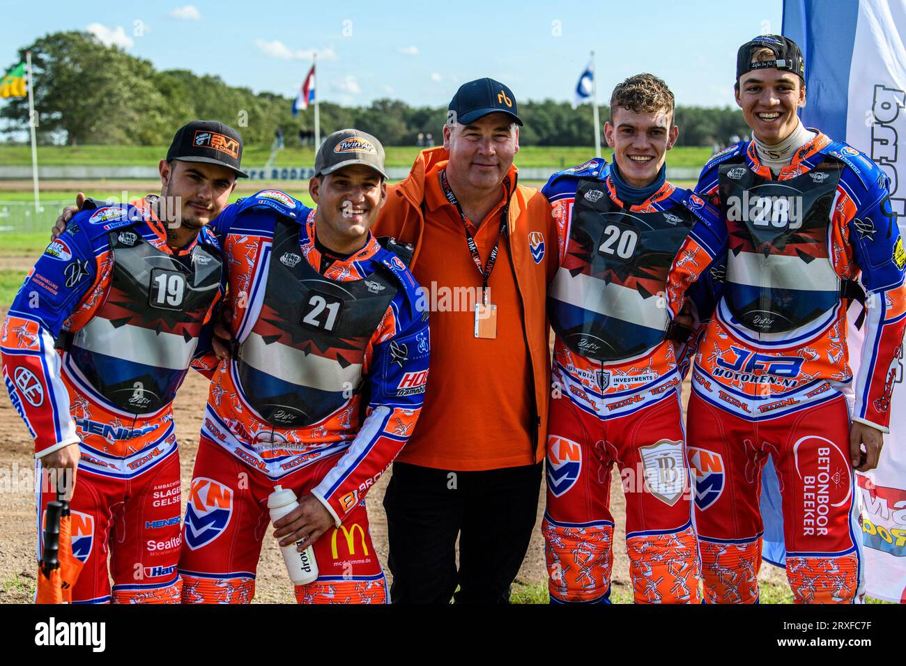 Netherlands: (L to R) Romano Hummel, Jannick de Jong, Dutch Team ...