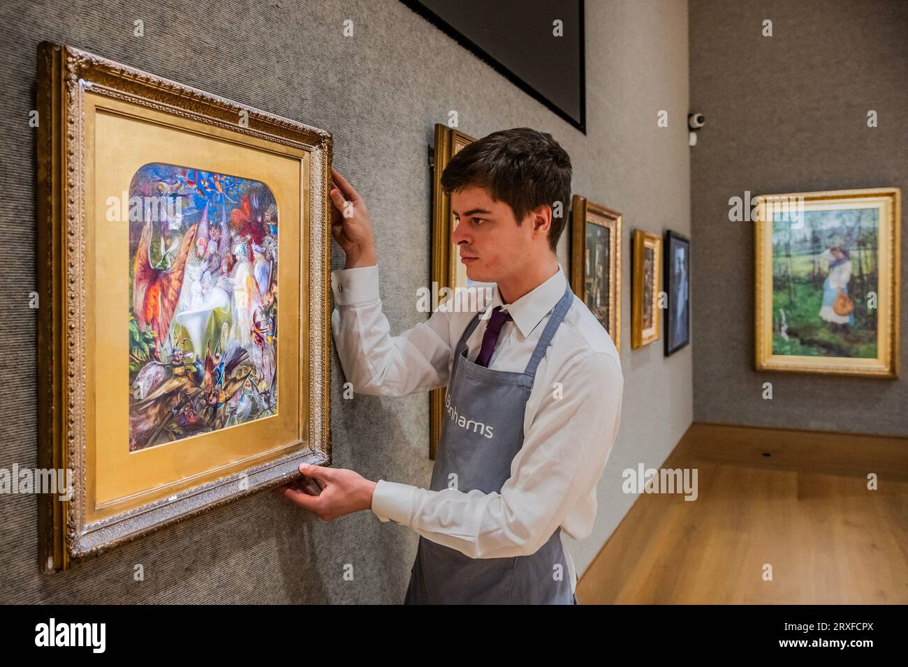 London, UK. 25th Sep, 2023. John Anster Fitzgerald, The birth of a ...