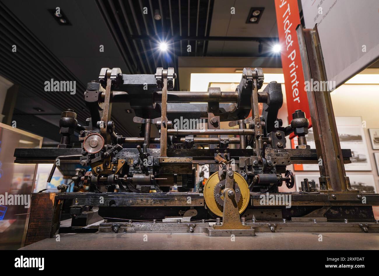 Beijing China, February 21, 2023: Beijing China railway museums Railway ...