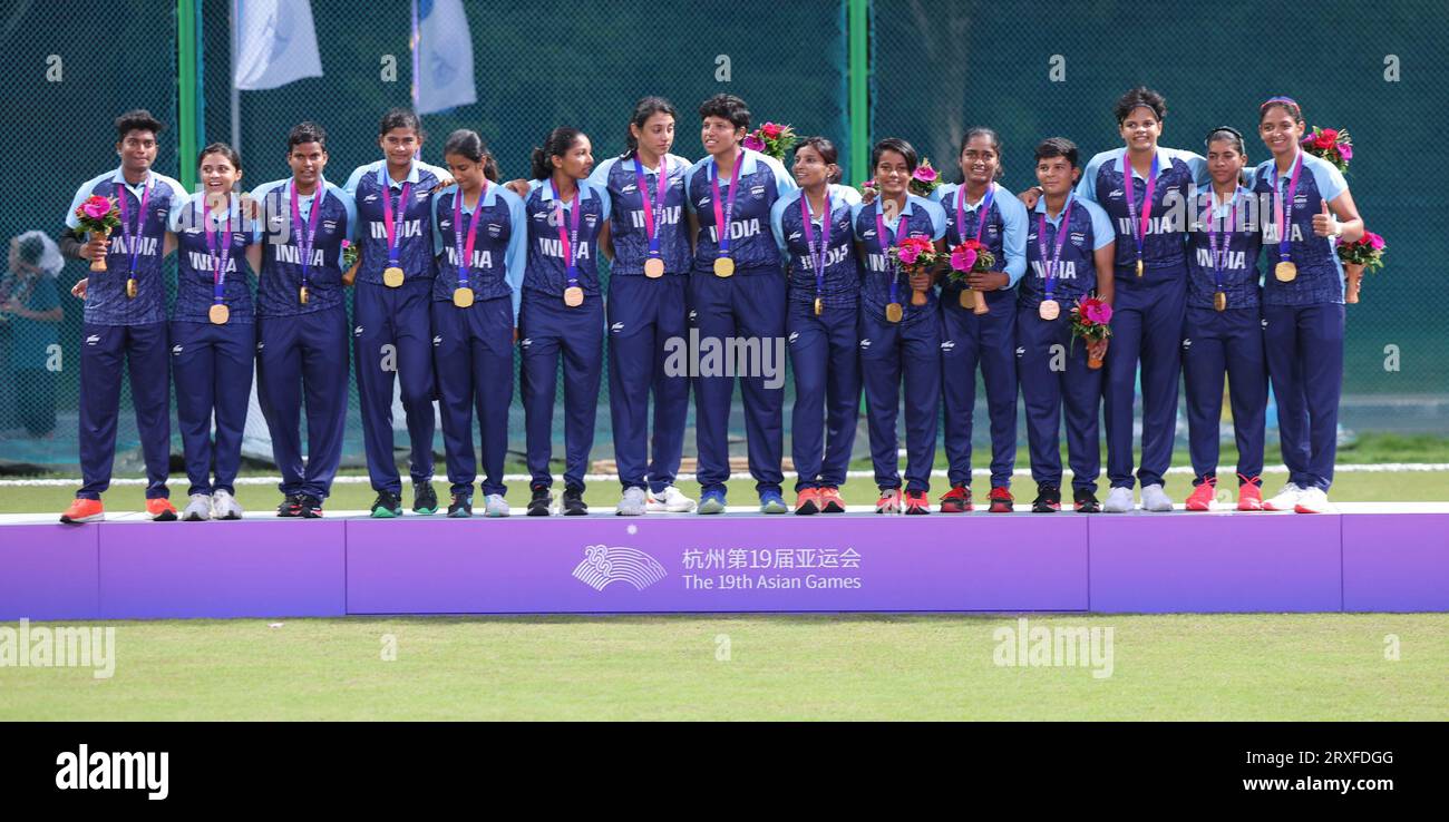 September 24, 2023, Hangzhou, Zhejiang, China: Cricket T20 Finals ...