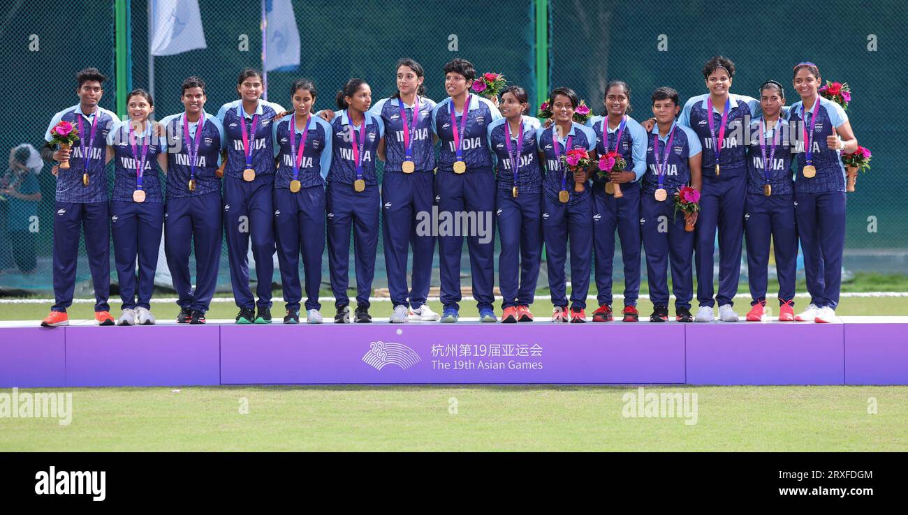 September 24, 2023, Hangzhou, Zhejiang, China: Cricket T20 Finals ...