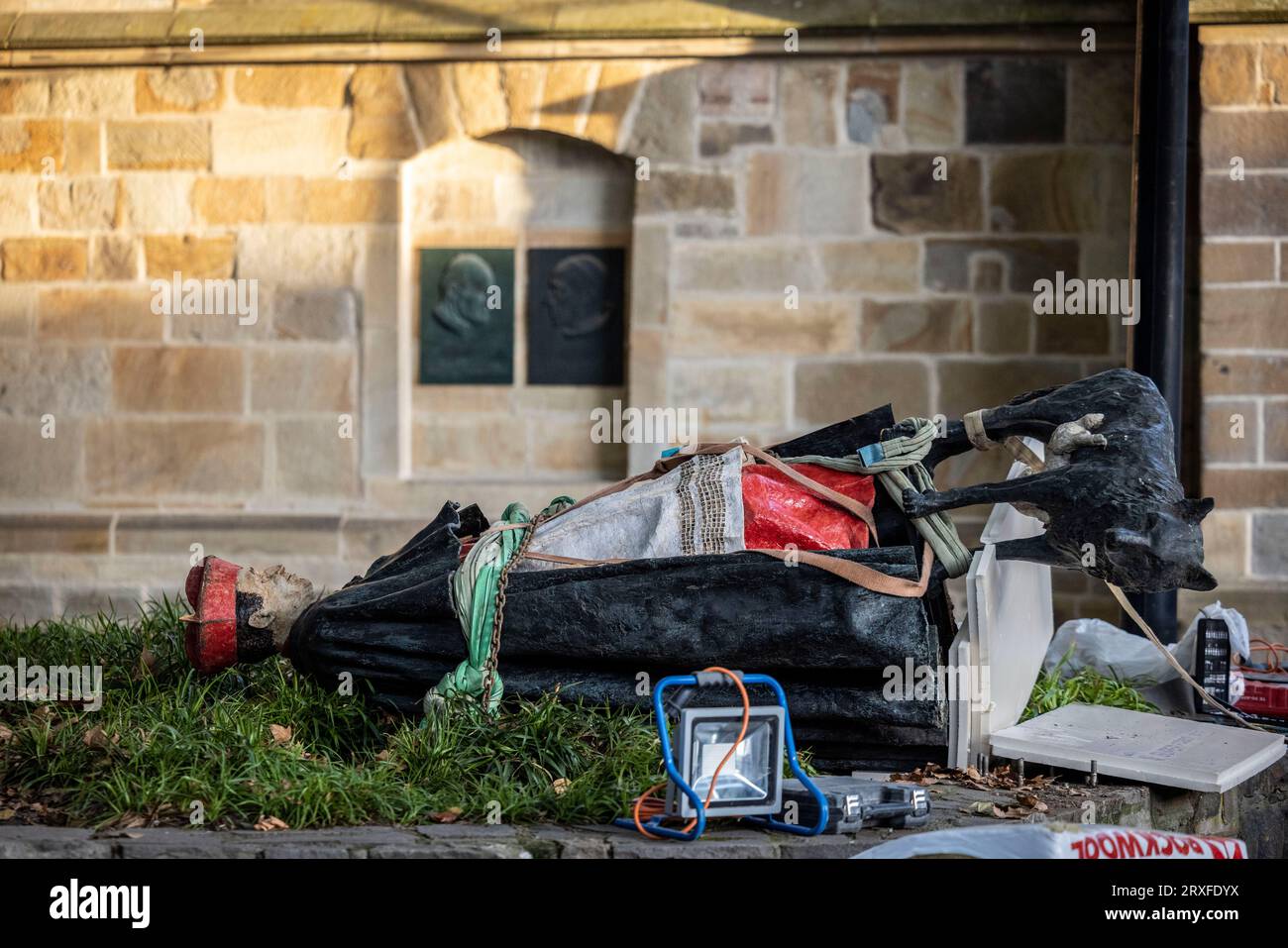 Essen, Germany. 25th Sep, 2023. The sculpture of the late Cardinal ...