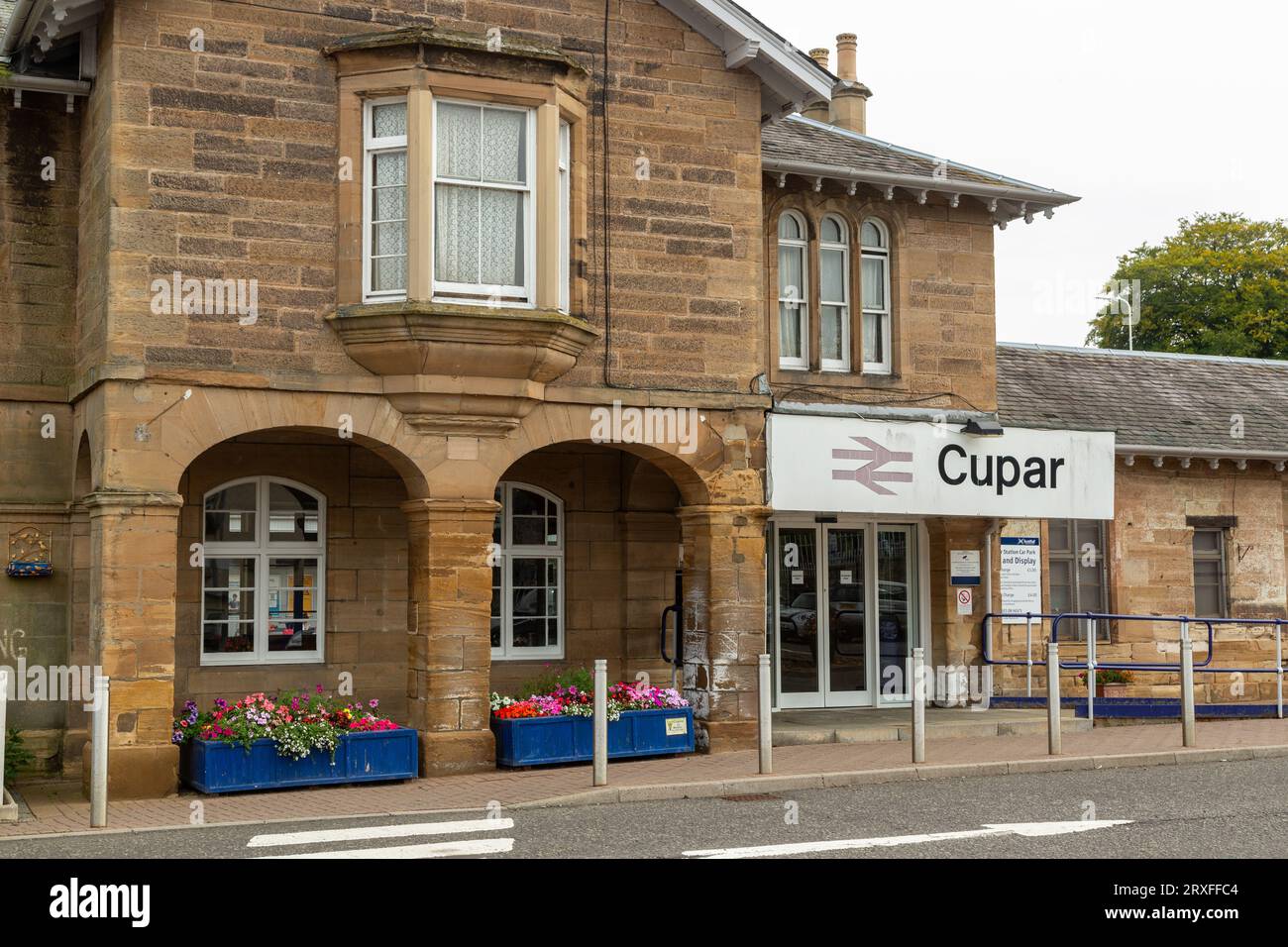 Cupar Train station, Cupar, Fife, Scotland Stock Photo - Alamy