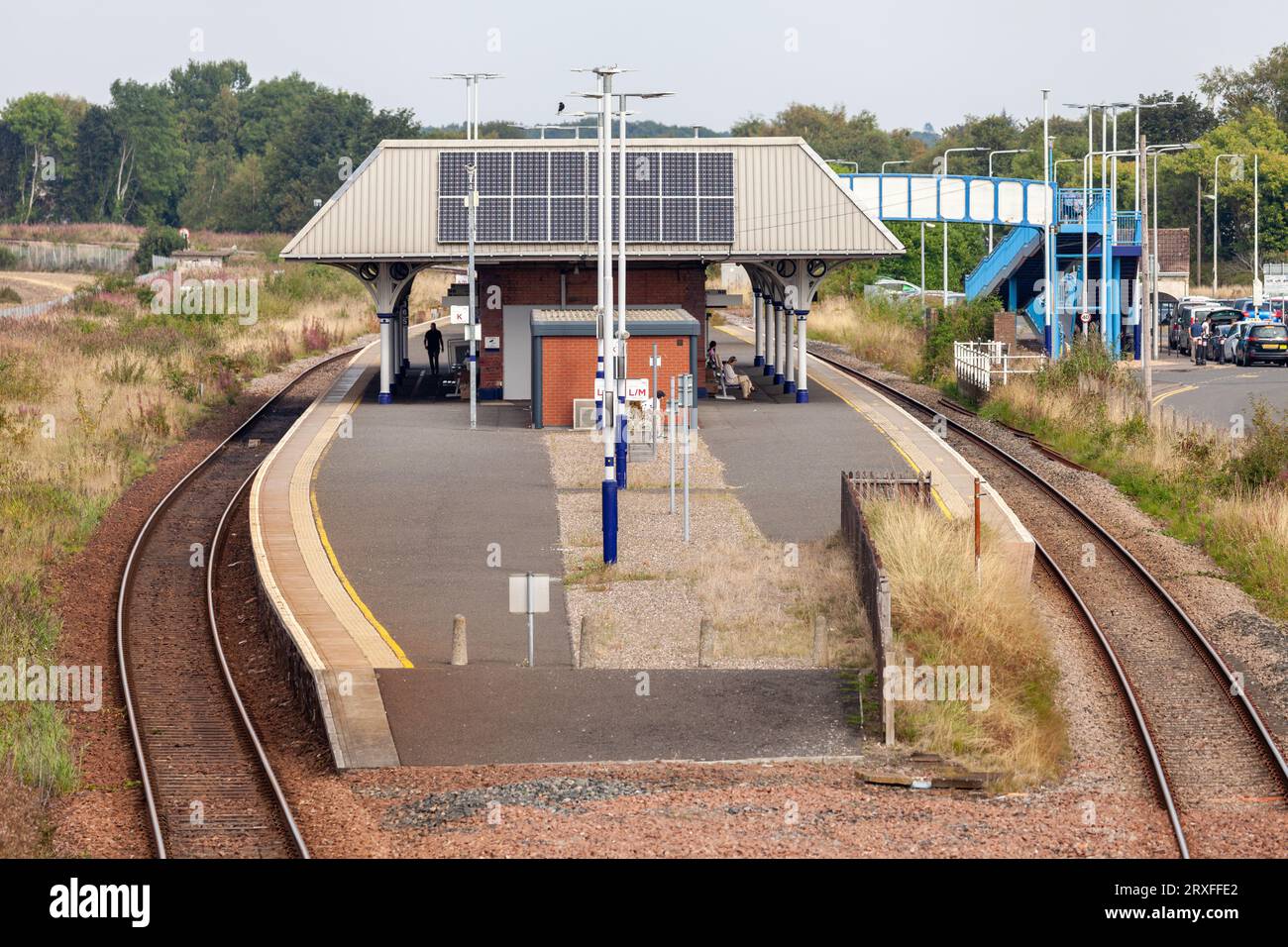 Train east coast line scotland hi-res stock photography and images - Alamy