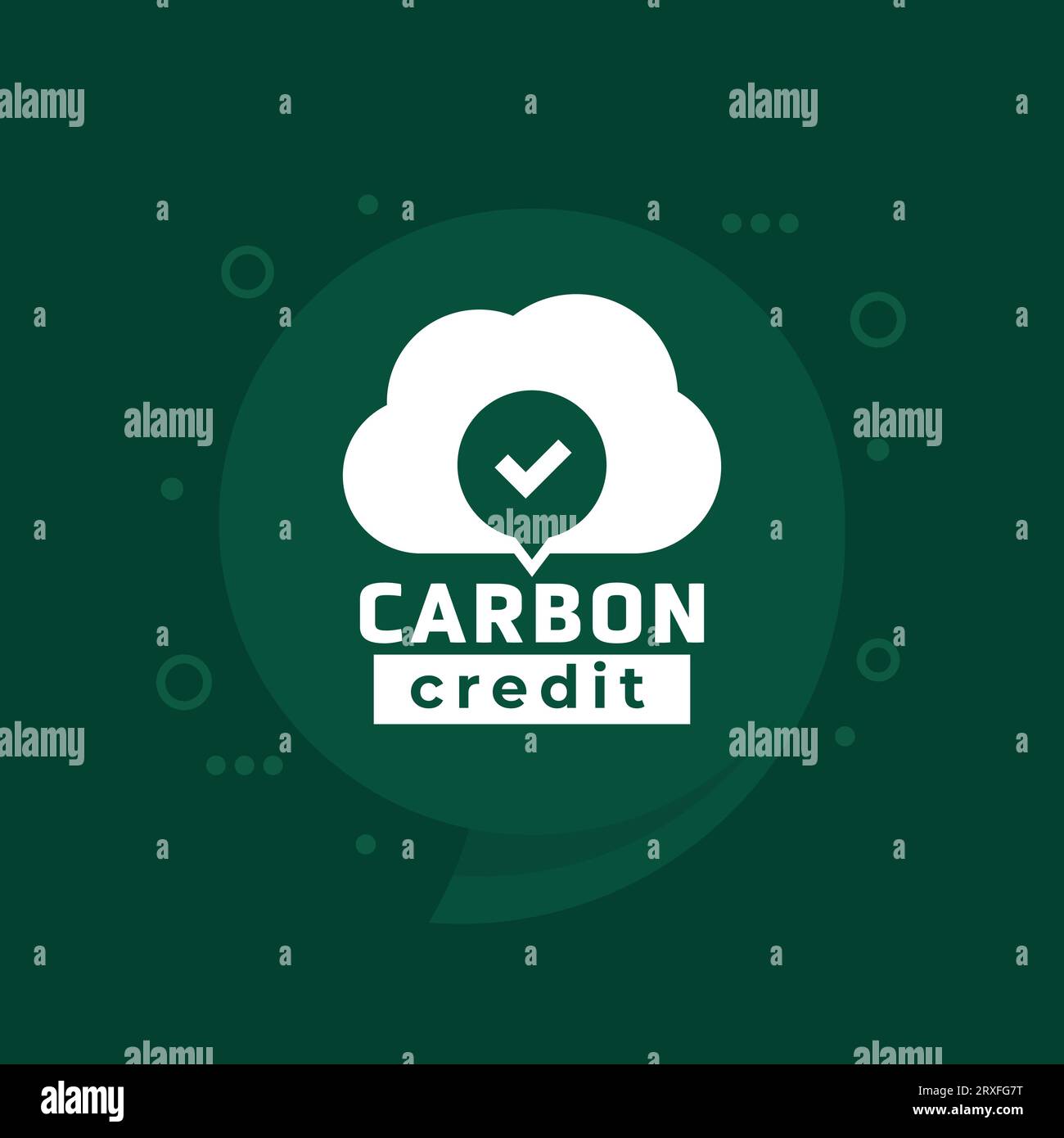 carbon credit icon, vector design Stock Vector Image & Art - Alamy