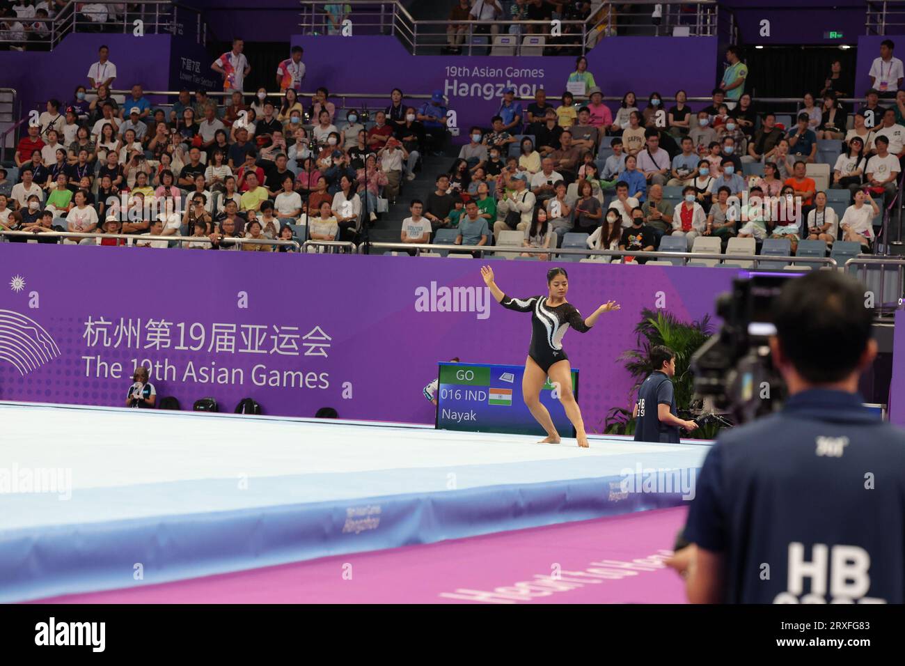 Hangzhou, China. 25th Sep, 2023. Artistic Gymnat of India Pranati Nayak ...