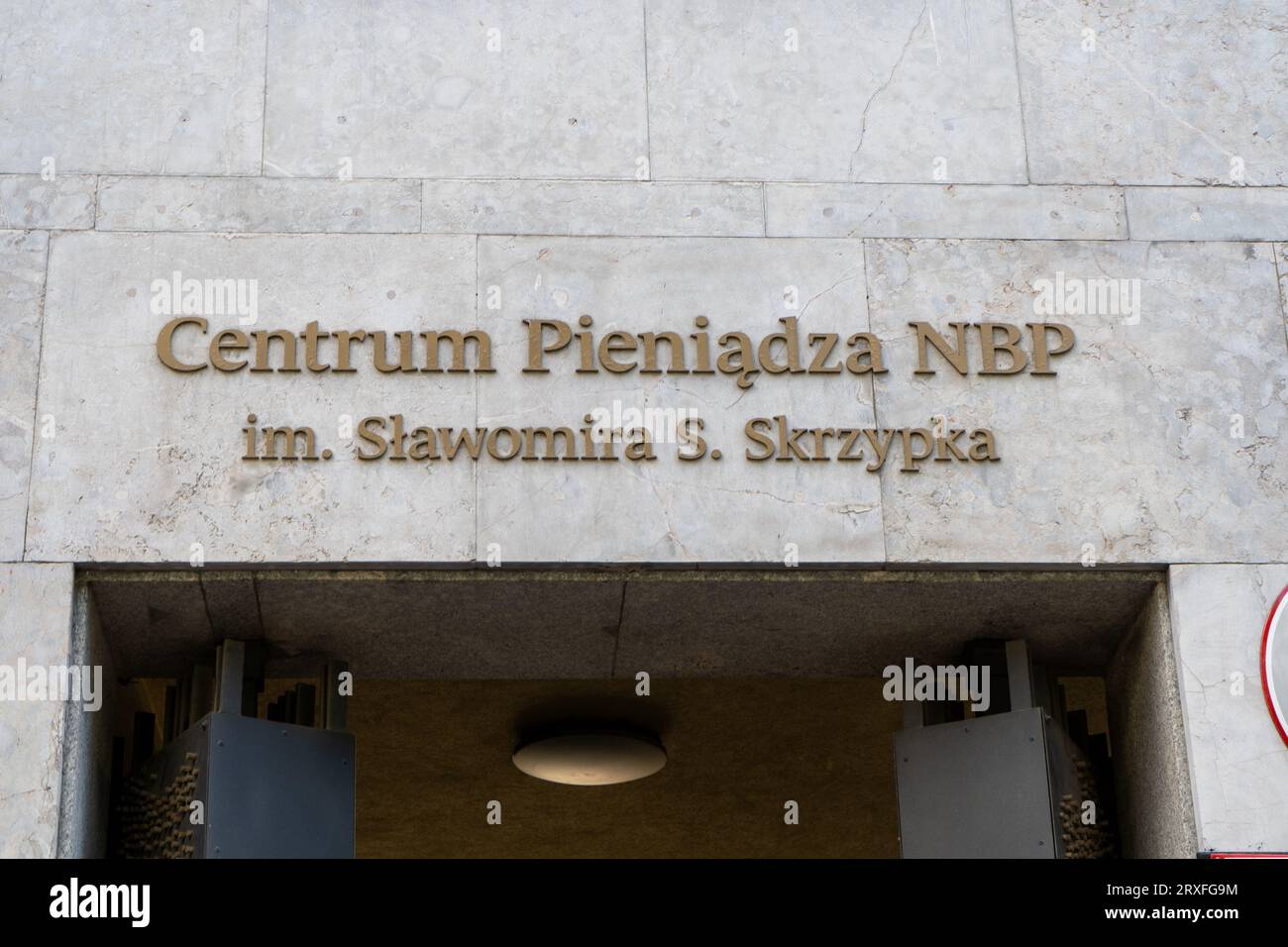 National Polish Bank NBP, Narodowy Bank Polski. Money Center. Centrum ...