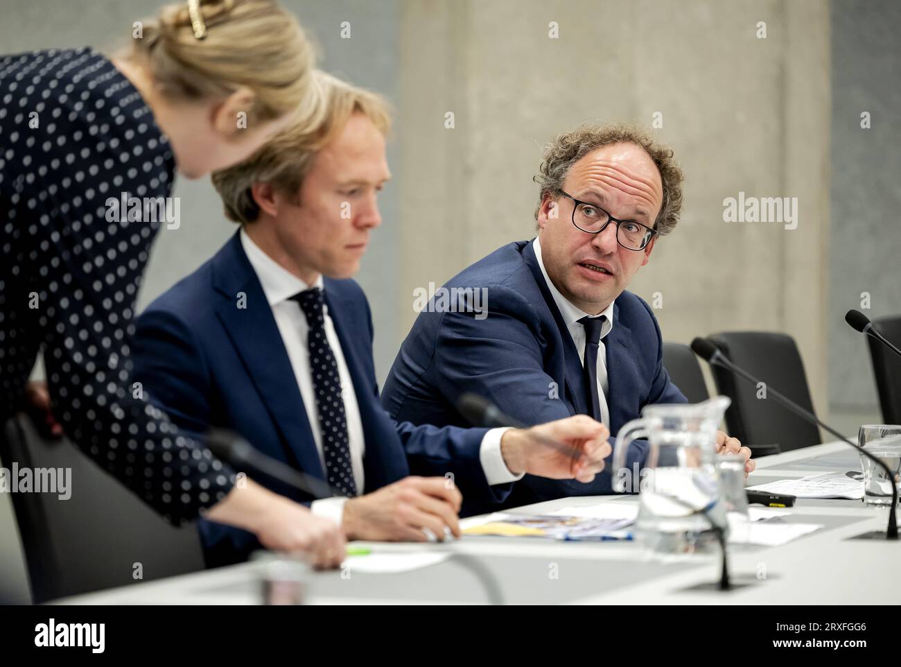 THE HAGUE - NS boss Wouter Koolmees during a technical briefing with ...