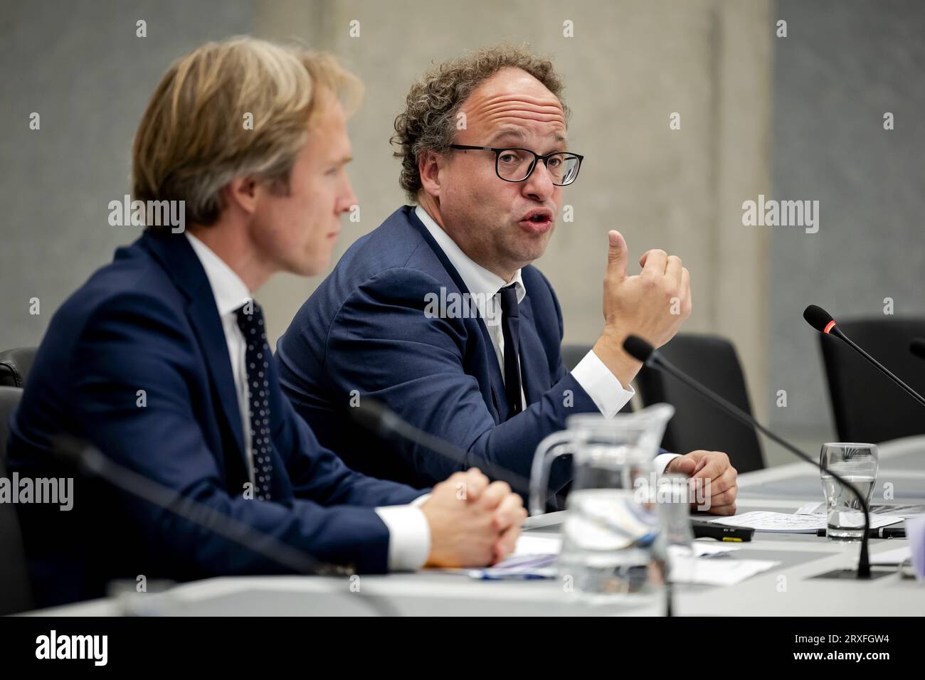 THE HAGUE - NS boss Wouter Koolmees during a technical briefing with ...