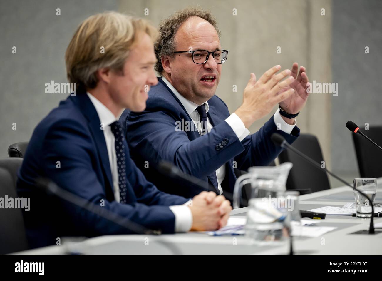 THE HAGUE - NS boss Wouter Koolmees during a technical briefing with ...