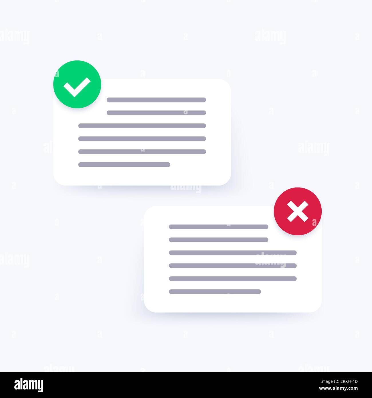 Positive and negative, vector design elements Stock Vector Image & Art ...