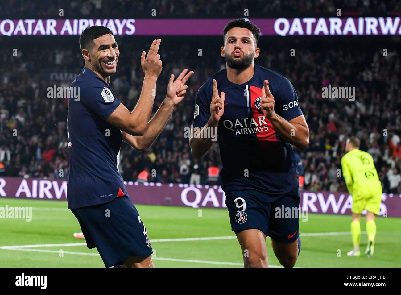 Paris, France. 24th Sep, 2023. Julien Mattia/Le Pictorium - PSG - Marseille - 24/09/2023 ...