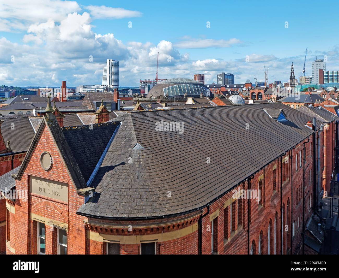 Aerial view bridgewater place hi-res stock photography and images - Alamy
