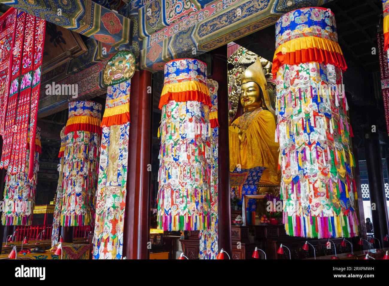 Beijing - China, February 27, 2023: The statue of Je Tsongkhapa, the ...