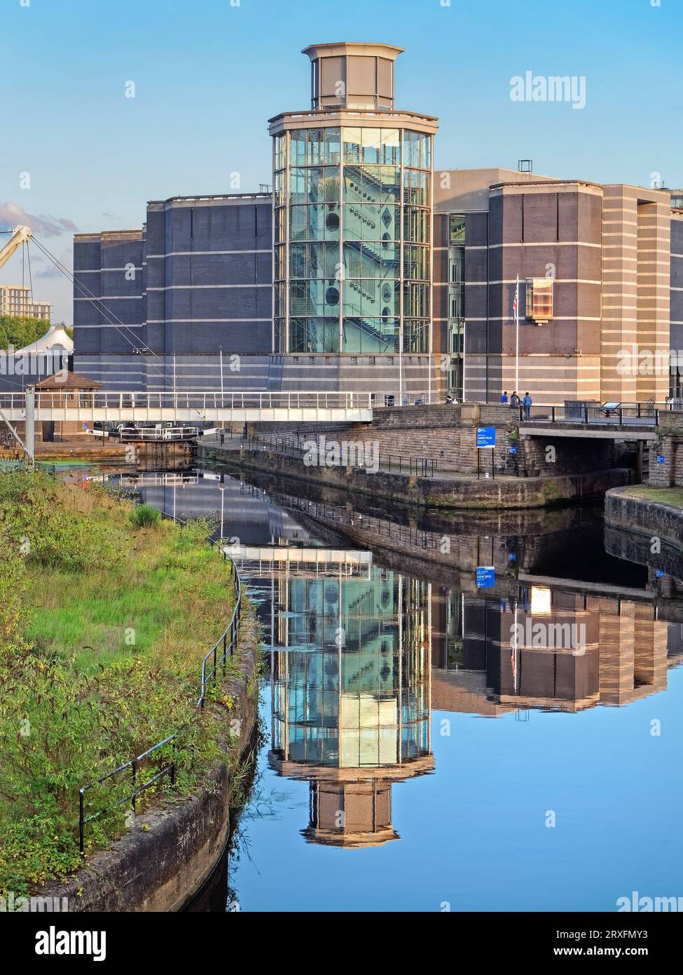 UK, West Yorkshire, Royal Armouries Museum in Leeds Dock Stock Photo ...