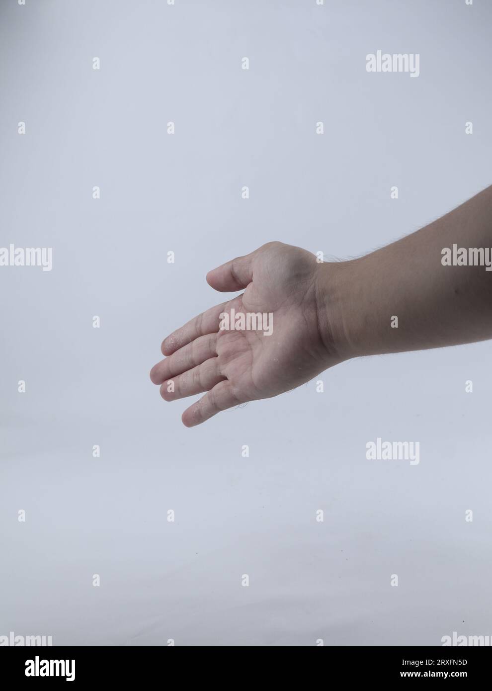 five finger symbol isolated on white background Stock Photo - Alamy