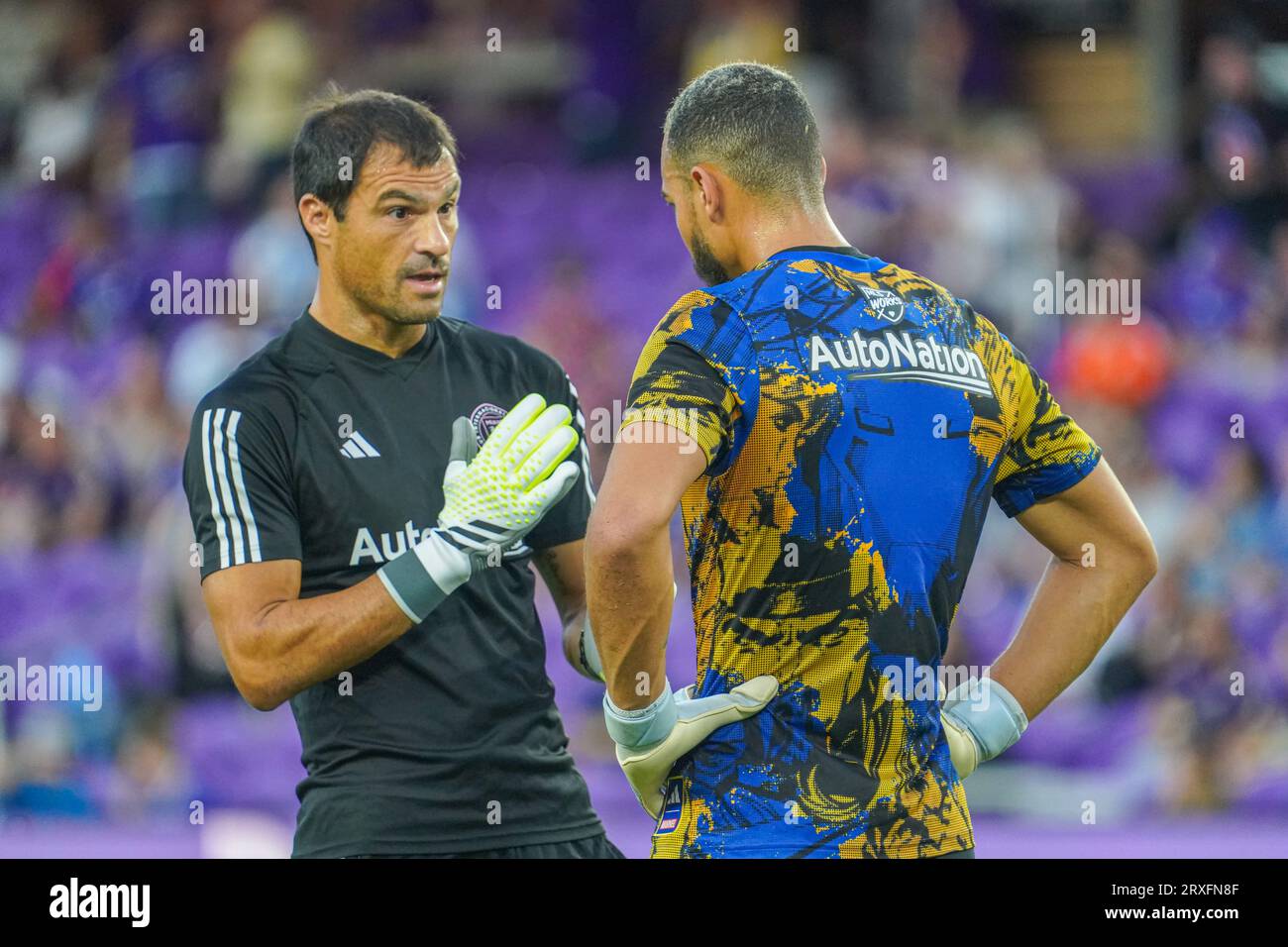 Orlando, Florida, USA, September 24, 2023, Inter Miami goalkeeper Drake ...