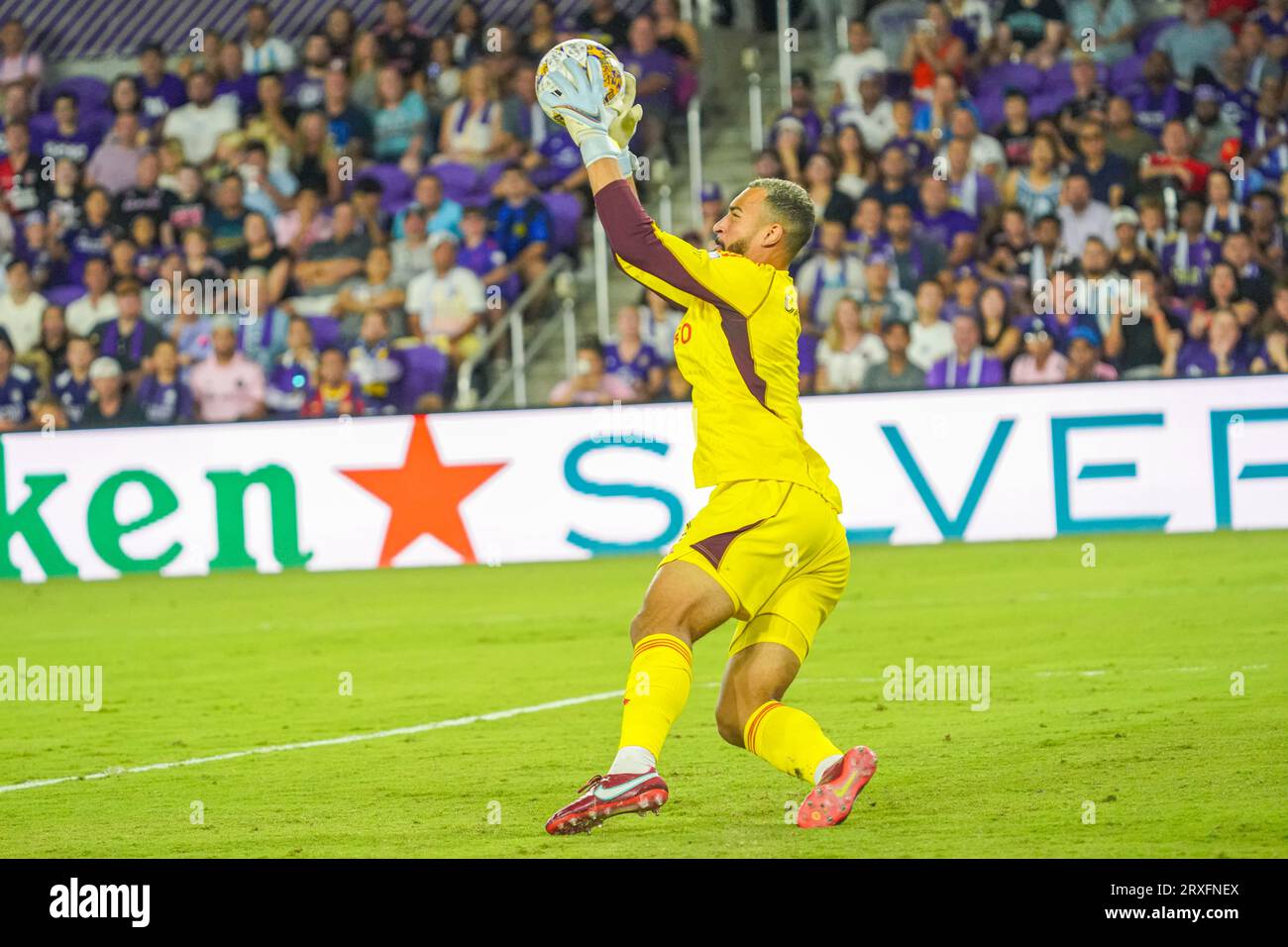 Orlando, Florida, USA, September 24, 2023, Inter Miami goalkeeper Drake ...