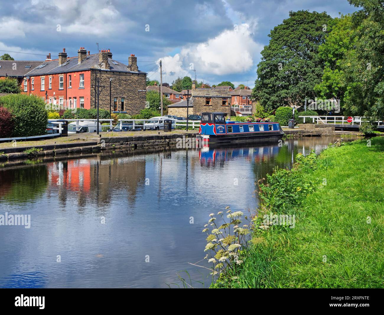 Rodley wharf visitor moorings hi-res stock photography and images - Alamy