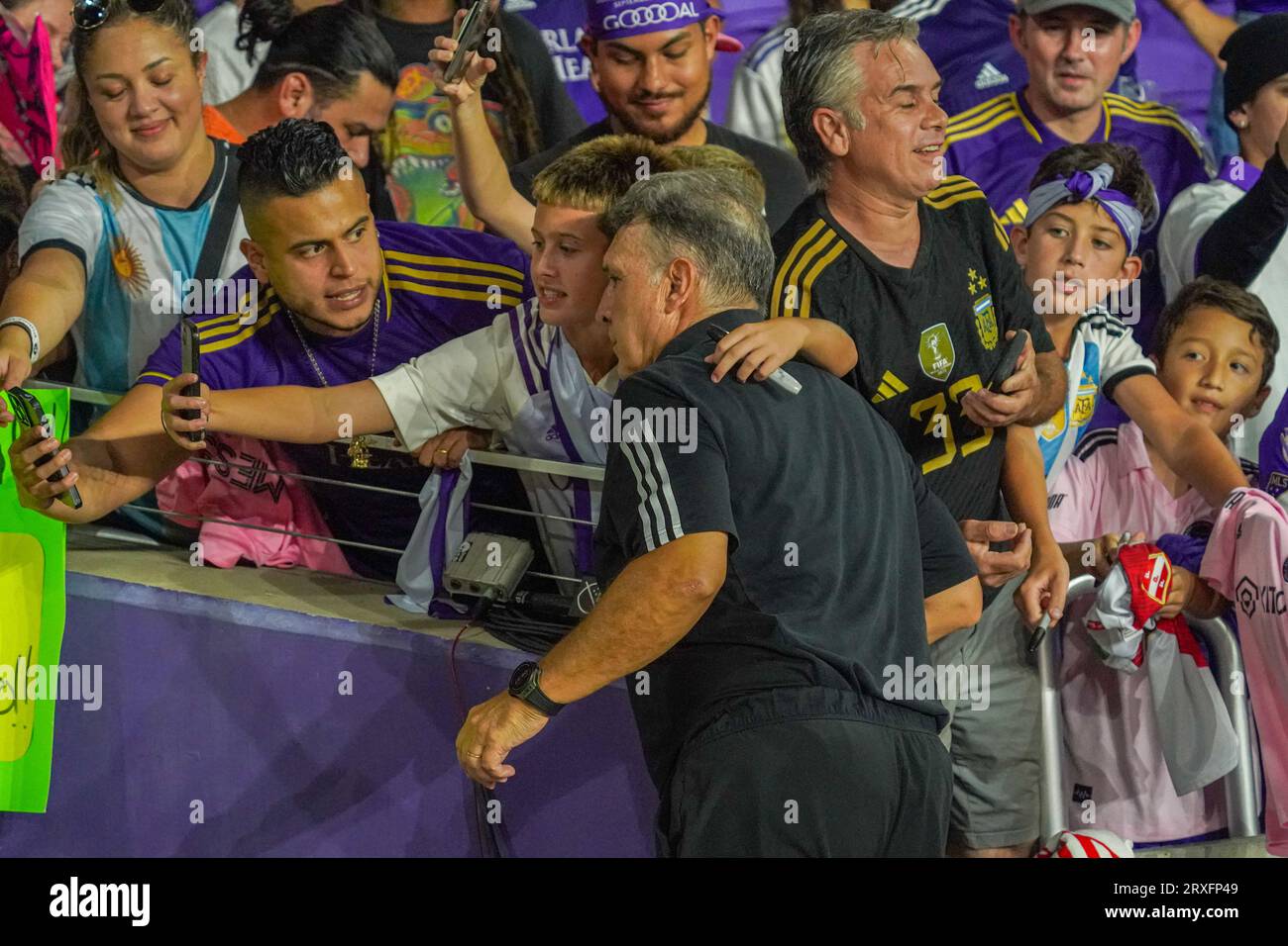 Orlando, Florida, USA, September 24, 2023, Inter Miami Coach Gerardo ...