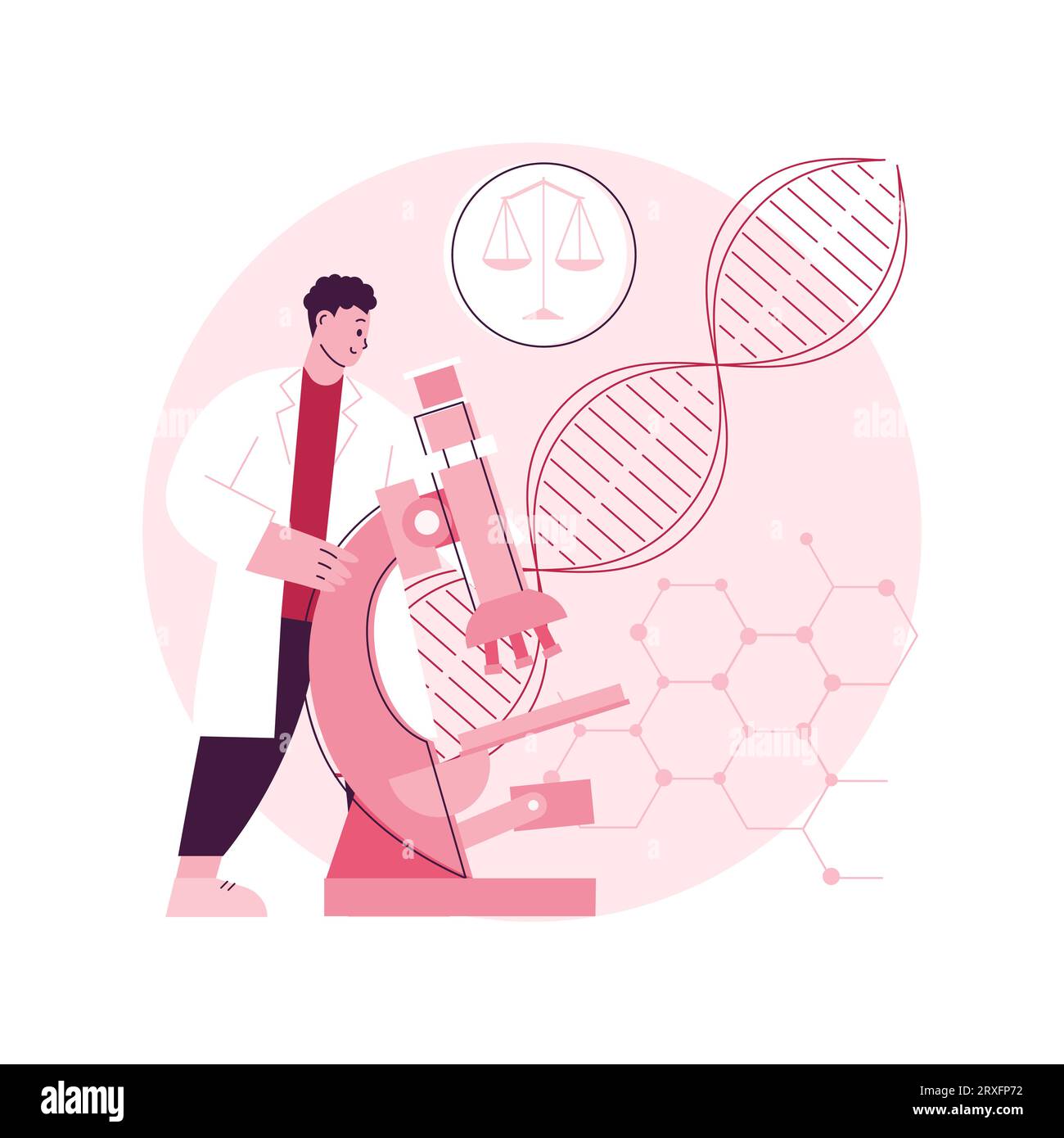 Bioethics abstract concept vector illustration. Medical ethics ...