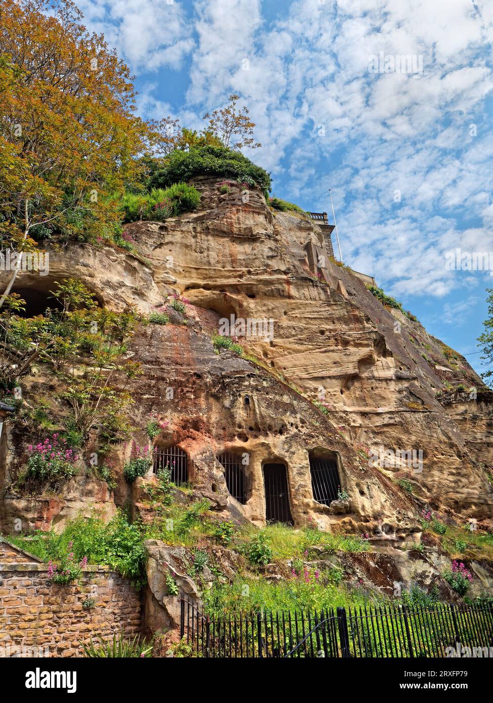 Nottingham castle sandstone hi-res stock photography and images - Alamy