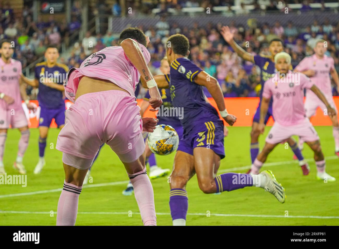 Orlando, Florida, USA, September 24, 2023, Inter Miami player Tomas ...