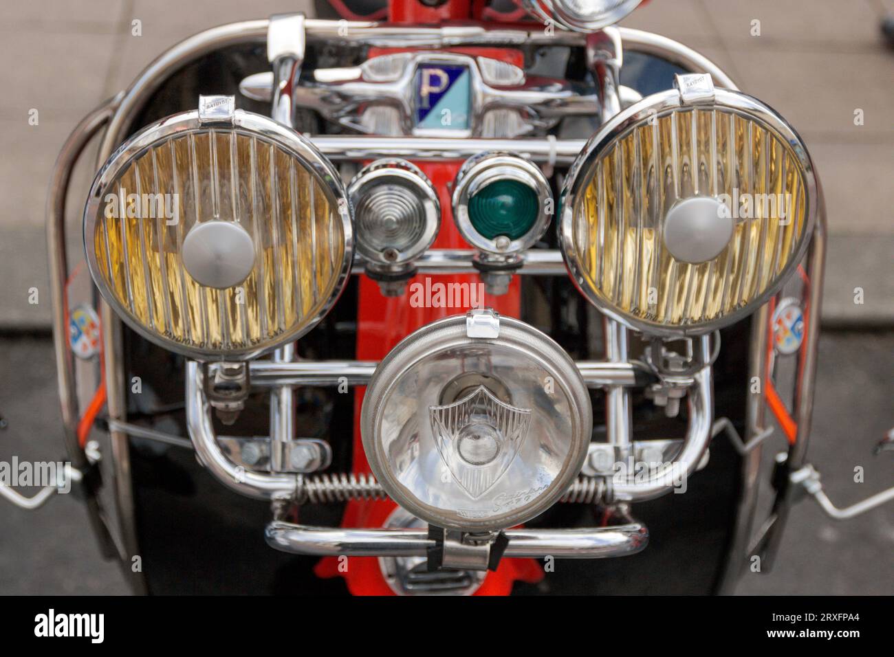 Vespa. Ribble Valley Scooter Rally 2023 Stock Photo - Alamy