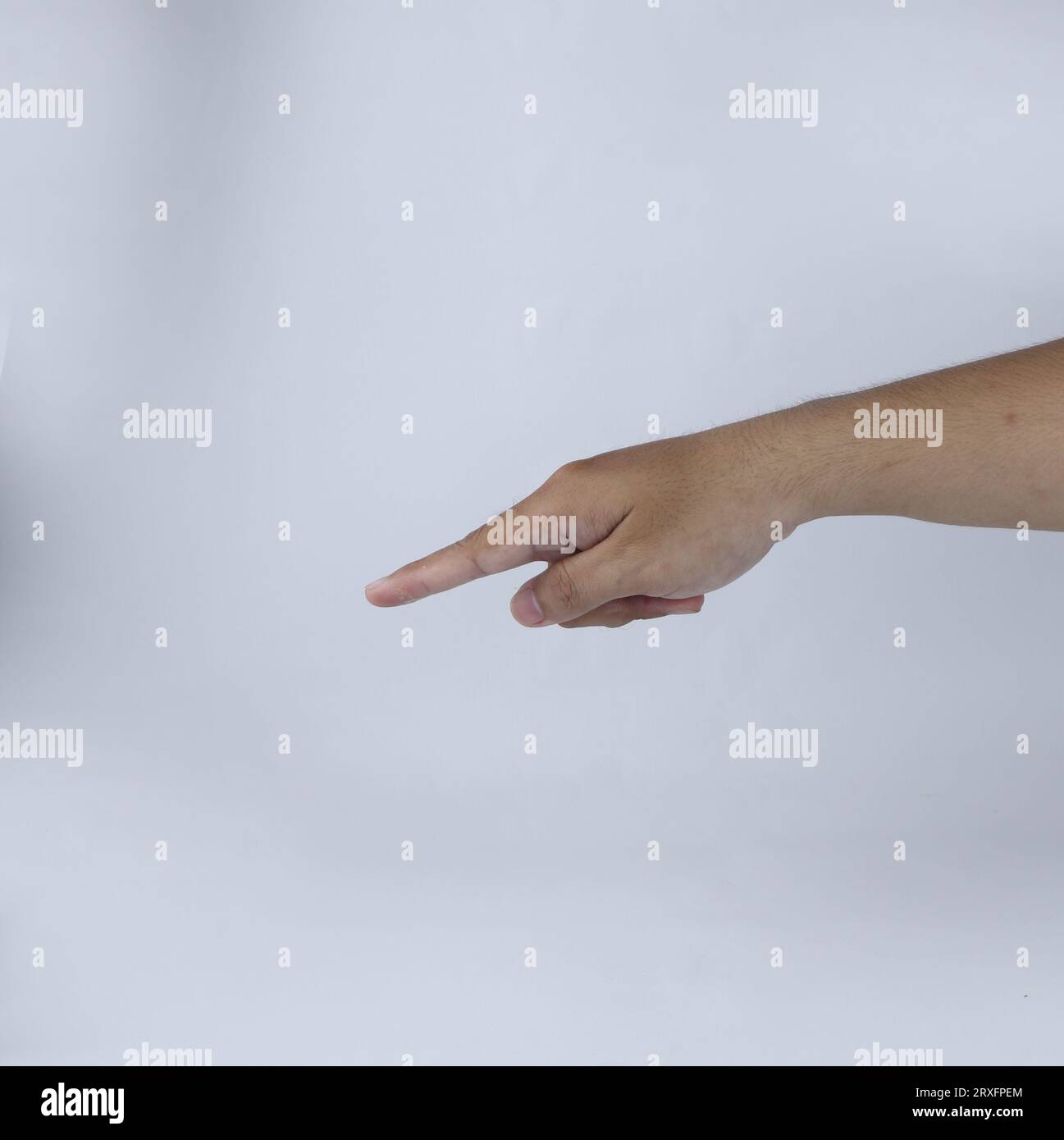 Pointing hand isolated on hi-res stock photography and images - Alamy