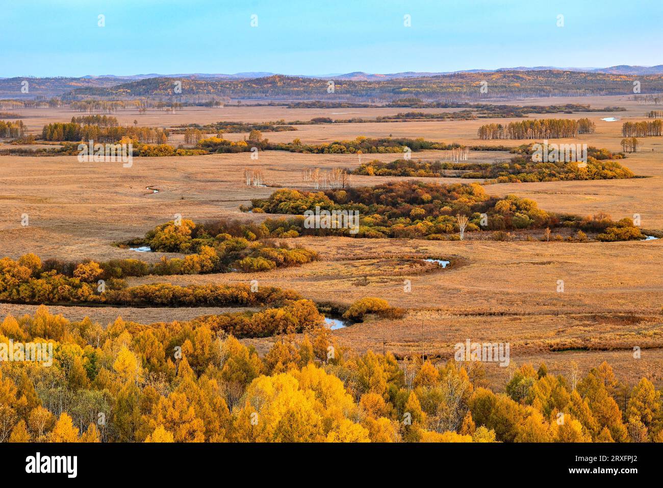 GREATER KHINGAN, CHINA - SEPTEMBER 24, 2023 - The scenery of the ...