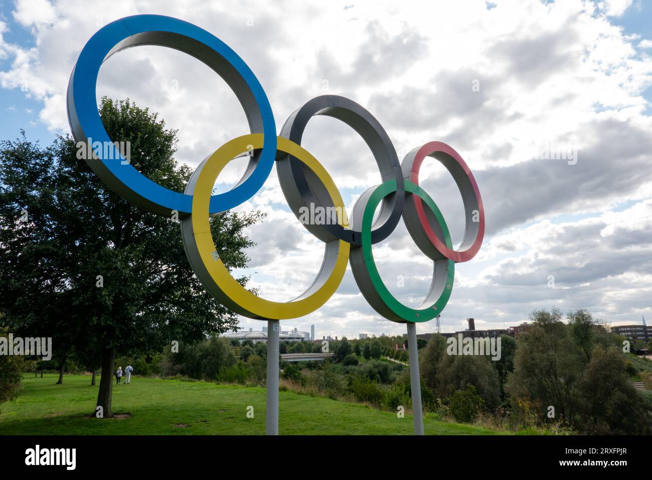 London 2012 Olympic Rings Stock Photo - Alamy