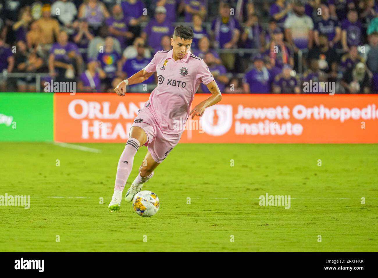 Orlando, Florida, USA, September 24, 2023, Inter Miami player Tomas ...