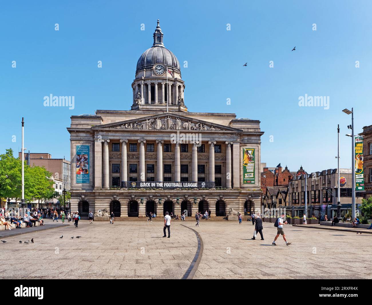 Nottingham old market square hi-res stock photography and images - Alamy