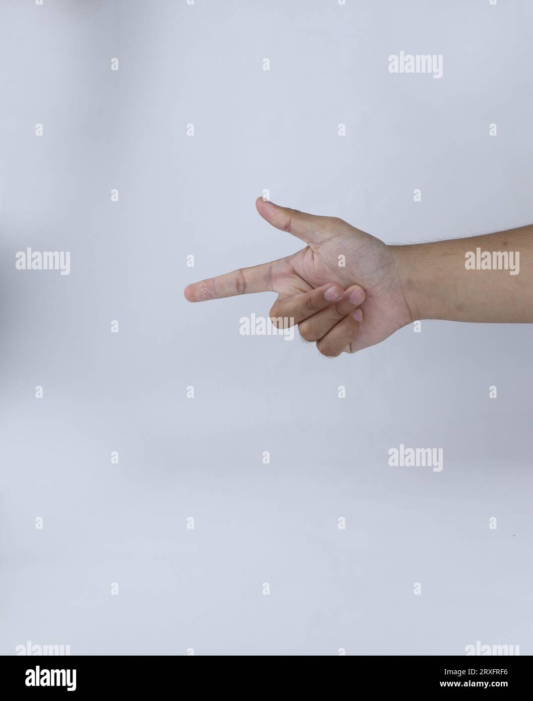 Male hand reaching pointing hi-res stock photography and images - Alamy