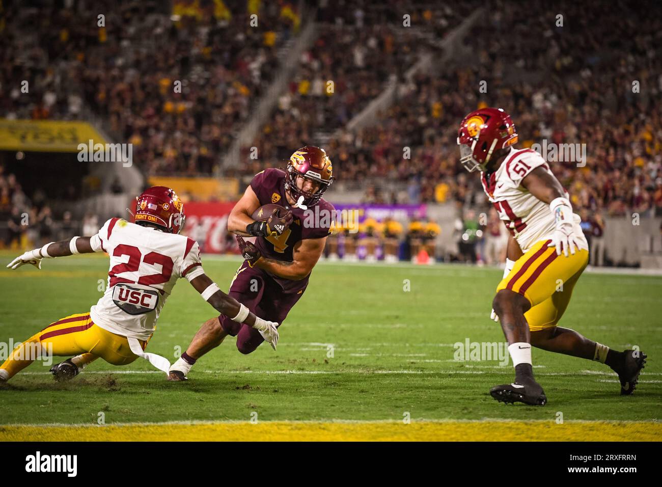 Tempe, United States. 23rd Sep, 2023. Arizona State Sun Devils running ...