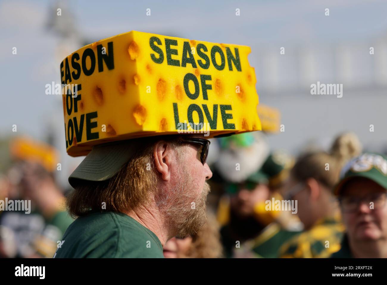 Tailgating scene before an NFL football game Sunday, Sept. 24, 2023, in ...