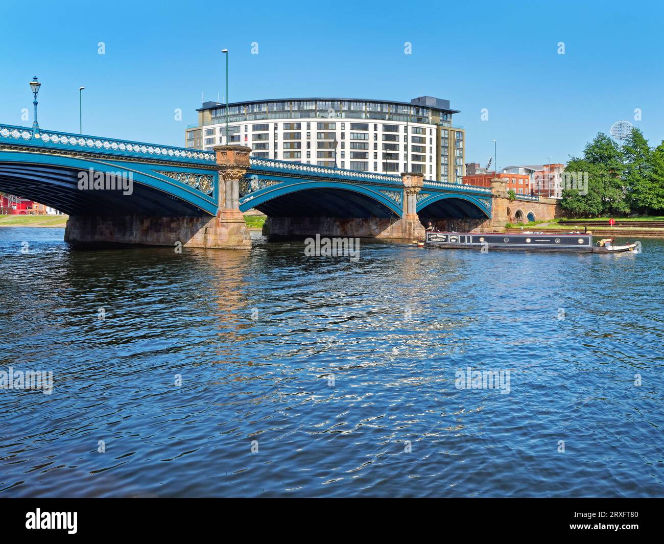 UK, Nottingham, Trent Bridge and River Trent Stock Photo - Alamy